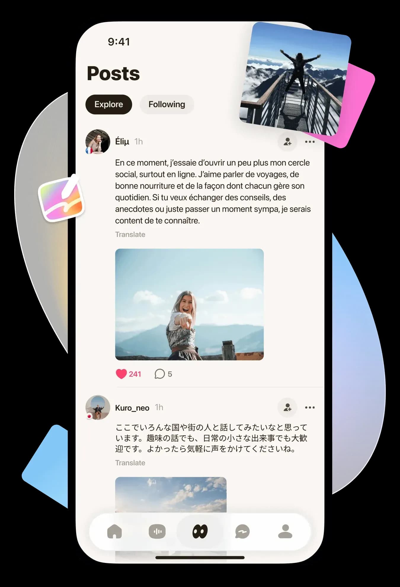 Globol - Connect with Global Friends | Real-time Translation Chat